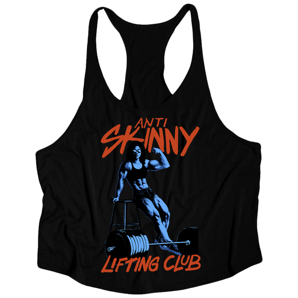 Anti-Skinny Lifting Club (BLUE) *PREMIUM STRINGER* – Raskol Apparel